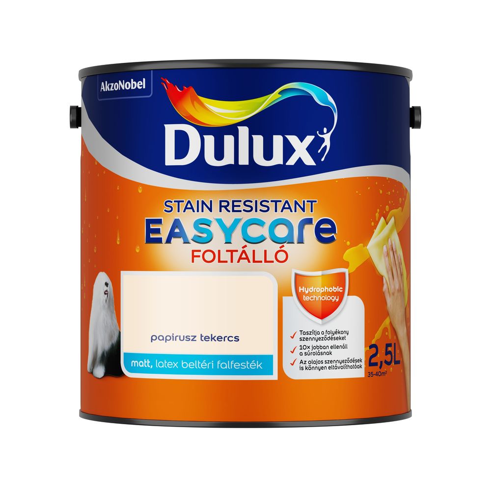 DULUX dekorativna boja za zid Easycare Totally Creamy 2.5 L | Koreqt.hr